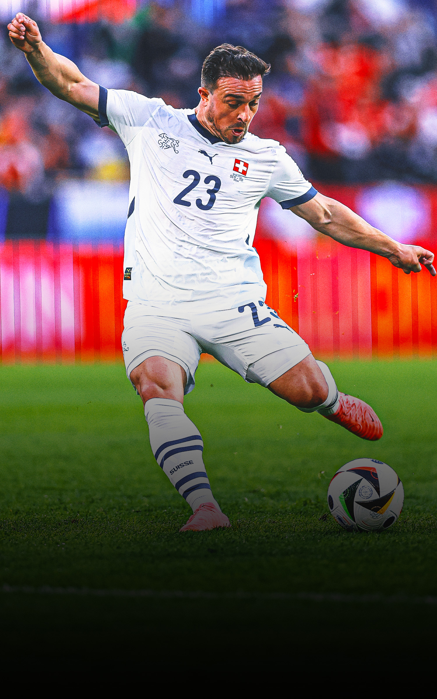 Corpo Xherdan Shaqiri 2024 Switzerland's Xherdan Shaqiri Ends National